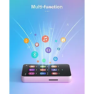 64GB MP3 Player with Bluetooth 5.3, Portable Digital Lossless Music Player with Built-in Speaker, 2.4 in Full Touch Screen, FM Radio, Line-in Voice Recorder, Earphones Included, Support up to 128GB