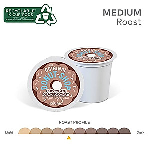 The Original Donut Shop Coffee Chocolate Glazed Donut Keurig Single-Serve K-Cup Pods, Medium Roast Coffee, 96 Count