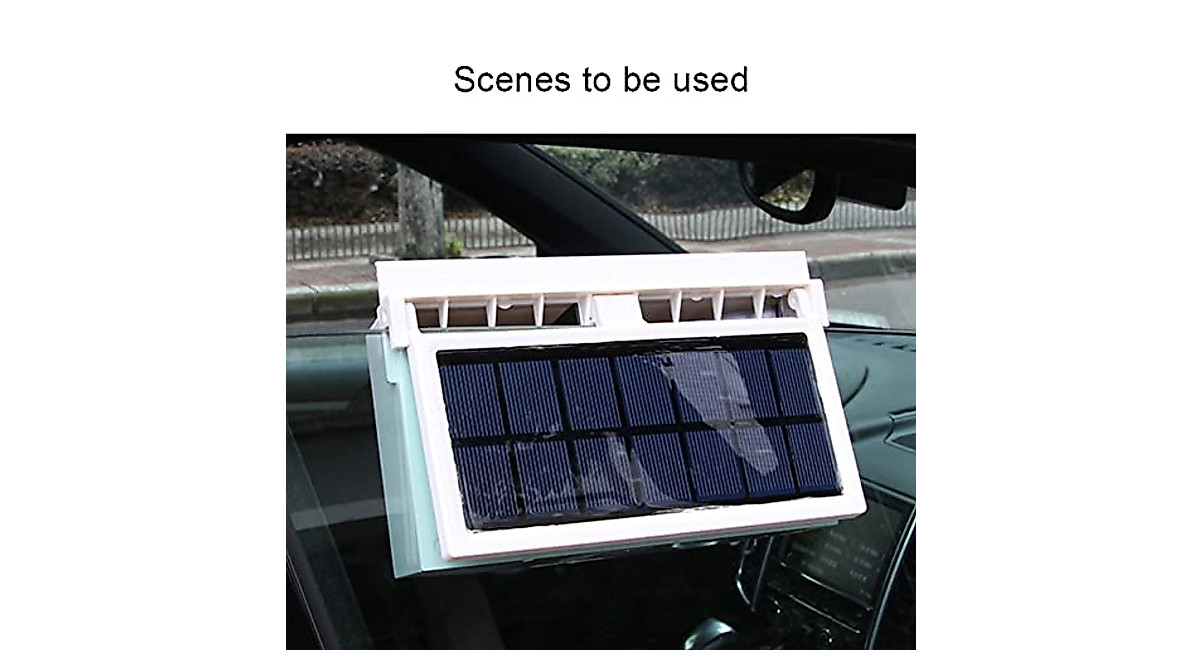 Eco-Friendly Solar Car Window Fan for Fresh Air