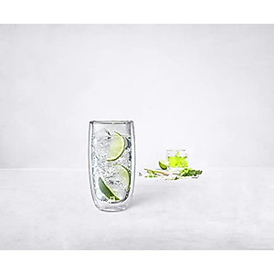 ZWILLING J.A. Henckels Beverage Glass Set, White 2 Count (Pack of 1)