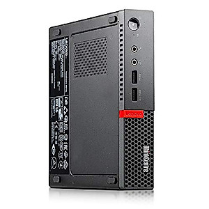 Lenovo Thinkcentre M910q Tiny PC Black - Intel Quad Core i5-6500T 2.5GHz / 8GB-DDR4 / 256GB SSD / Windows 10 Pro (Renewed)