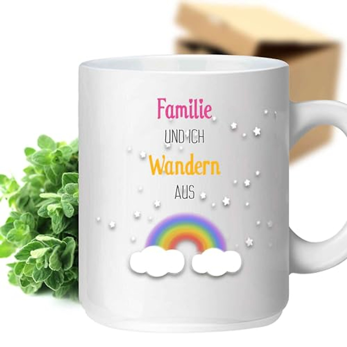 Inspirational - Emigration Quote Gift Idea for Daughter-in-laws on Graduation - Grey Multicolor Unisex Sweat 11 Oz White Ceramic Coffee Mug