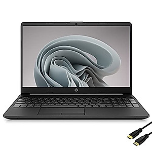 HP 15 Inch Business and Student FHD IPS Display Laptop Intel Celeron N4020, Upto 9 Hours Battery Life Windows 10 S 4GB DDR4 RAM, 128GB SSD, with HDMI Cable 1Year Office 365 Included