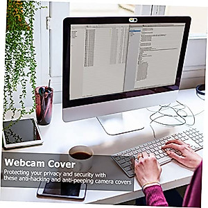 SOLUSTRE Laptops 3pcs Protecting Laptop Web Anti Smartphone Blocker Shaped for Compatible and Computer Protector Visual Cartoon Privacy Your Slide Tablet Colorful Anti-Peeping Heart Laptop Computer