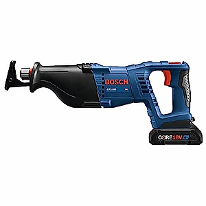 BOSCH CRS180-B15 18V 1-1/8 In. D-Handle Reciprocating Saw Kit with (1) CORE18V 4 Ah Advanced Power Battery