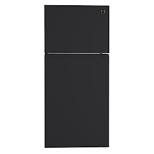 Kenmore 30 in. 18.1 cu. ft. Capacity Refrigerator/Freezer with Adjustable Glass Shelving, Humidity Control Crispers, Ice Maker, ENERGY STAR Certified, Black