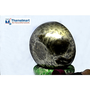 10-Inch Handmade Tibean Singing Bowl -Tiger Eye Antique Finished -Deep Sound ~ Perfect for Chakra Healing, Meditation and Sound Theraphy, Mallet & Cushions & Drumstic Included- Handmade in Nepal