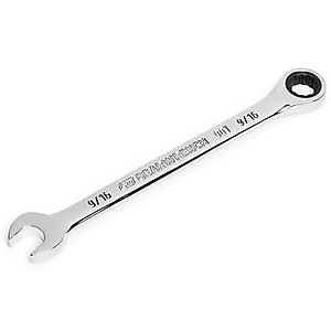 GEARWRENCH 9/16" 4 Degree Swing Arch 12 Point Ratcheting Combination Wrench - 86946
