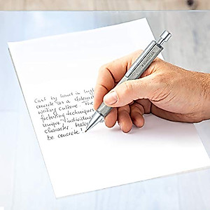 STAEDTLER 441CONB2-9 Concrete Premium Retractable Ballpoint Pen - Medium Line Width, Grey (Pack of 1)