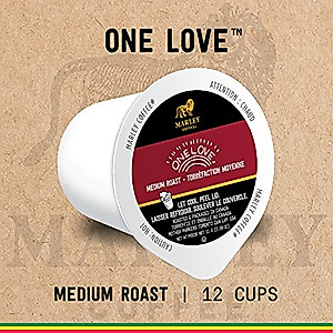 Marley Coffee Variety Pack, Fairtrade Certified Coffee, Keurig K-Cup Brewer Compatible Pods, 12 Count (Pack of 6)