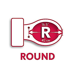 MAYFAIR 9601CP 378 Toilet Seat with Chrome Hinges, ROUND, Natural Oak Veneer