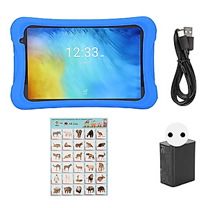 Zyyini 8 Inch Tablet for Android 10, 2GB RAM 32GB ROM Quad Core Processor, 8in HD IPS Touschscreen, 2.0MP 8.0MP Dual Camera, Game, Video, Music, Video Chat (US Plug)