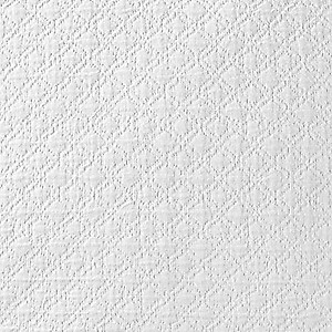 HISTORIC CHARLESTON King Charles Classic European Matelasse Cotton Decorative Pillow Case, Euro Sham (26" x 26"), White