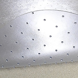 Evolve 33" x 44" Clear Office Chair Mat with Rounded Corners for Medium Pile Carpets, Made in The USA, C5B5003J