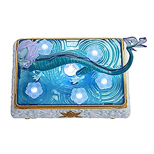 Disney's Raya and The Last Dragon Sisu Dragon Chest Jewelry Box Features Color Changing Lights & Music