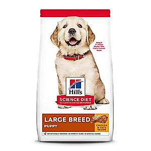 Hill's Science Diet Dry Dog Food, Puppy, Large Breeds, Chicken Meal and Oats Recipe, 30 lb. Bag