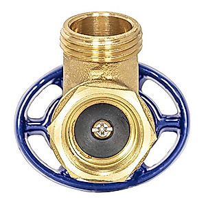 EZ-FLO 3/4 inch FIP x 3/4 inch MHT Bent Nose Garden Hose Valve, Brass Plumbing Fitting, 20253