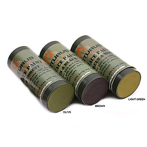 Arcturus Camo Face Paint Sticks - 6 Camouflage Colors in 3 Double-Sided Tubes | Compact Camo Concealment for Hunting, Paintball, Airsoft or Military Use