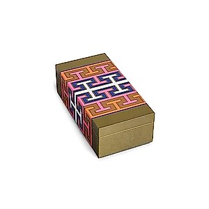 Jonathan Adler Women's Madrid Stacking Box - Small, Orange, One Size