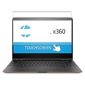 Puccy Anti Blue Light Tempered Glass Screen Protector Film, compatible with HP Spectre x360 15-bl031ng 15.6 inch （Active Area Cover Only） Protective Protectors Guard