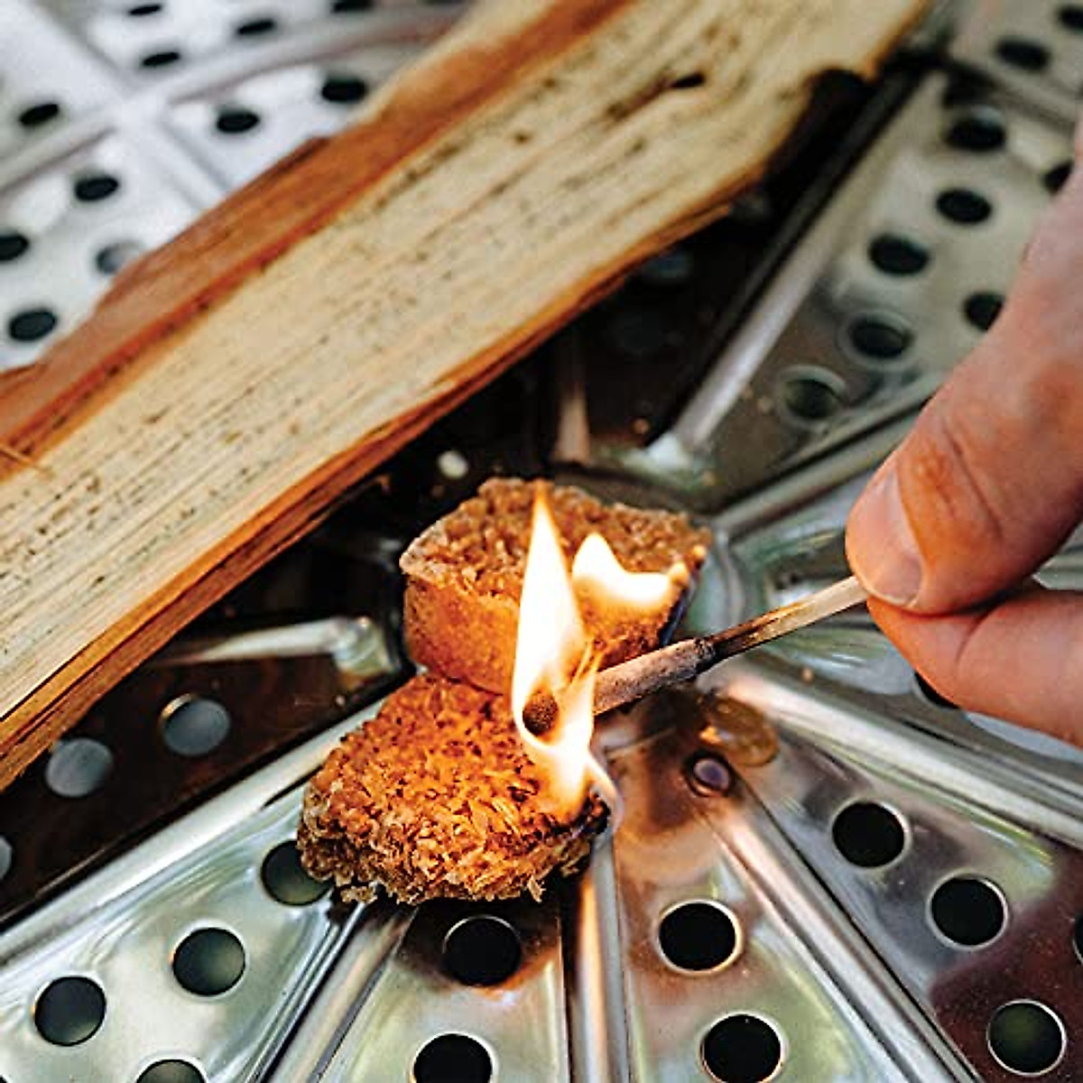 Solo Stove Fire Pit Starters 16 Count Fireplace Starter Great Accessories Tool for Grilling Camping Cooking Campfires and BBQ Light Fire Wood Charcoal and Sticks Prefect Tinder for The Perfect Flame