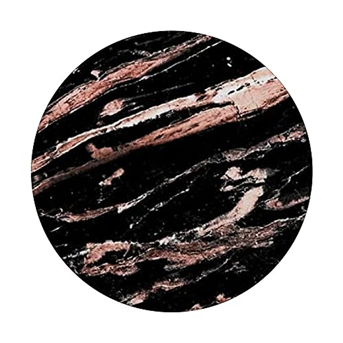 Rich Rose Pink and Black Illustration Pattern Phone Popper PopSockets Swappable PopGrip