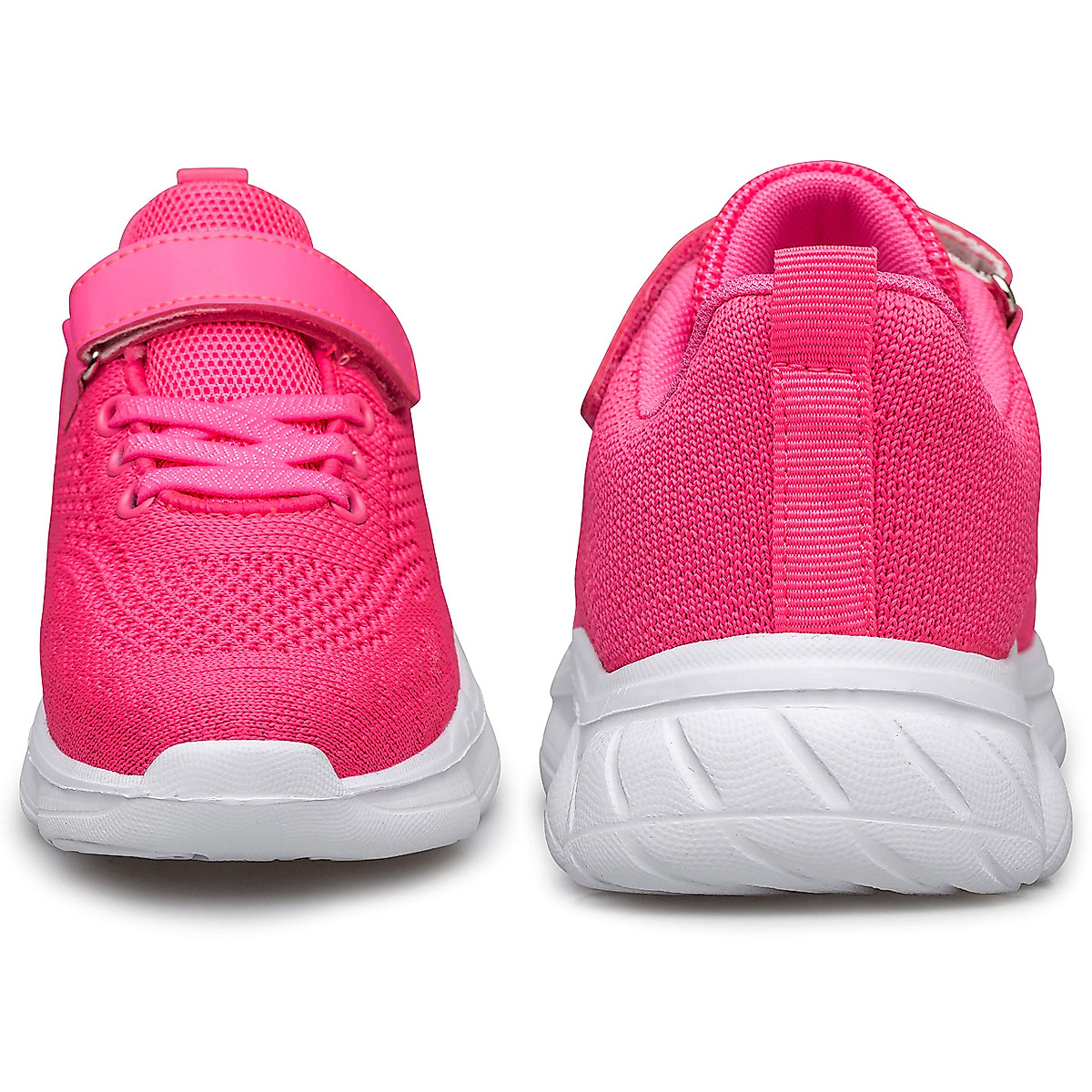 MURDESOT Kids Shoes Toddler Boys Girls Athletic Running Sports Strap Sneakers for Toddler/Little Kid/Big Kid Size 2 Pink