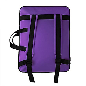 Waterproof Artist Portfolio Case Art Backpack Portable Drawing Board Bag with Adjustable Strap Large Painting Sketch Pad Storage Bag Artist Student Art Supplies