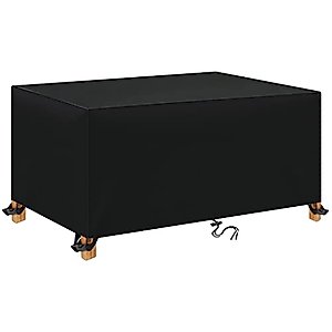 Patio Furniture Covers Waterproof Outdoor 600D Oxford Fabric Patio Table Covers Rectangle Couch Cover Weatherproof Furniture Covering for Deck Lawn and Backyard 70"L x 52"W x 40"H//175x130x100cm