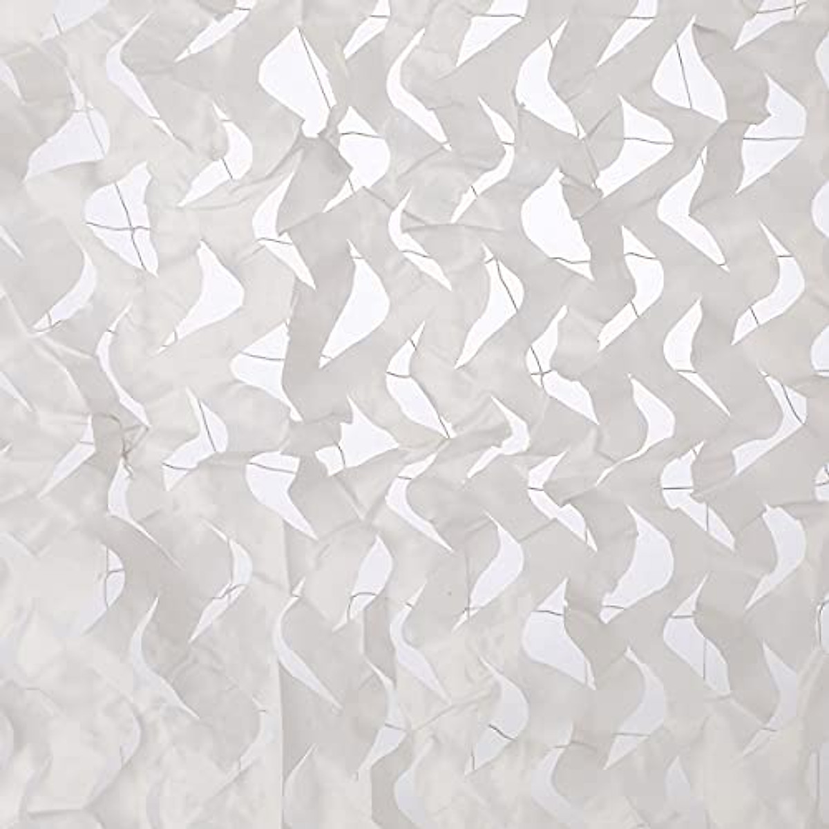 Queenbox 13x16.4ft White Camouflage Net, Oxford Hunting Blinds Sunshade Mesh Military Hide Sunscreen Shelter for Home Wall, Party, Camping, Outdoor