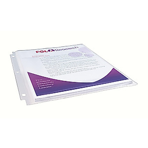Avery Clear High-Capacity Sheet Protectors, Hold 50 Sheets, Heavyweight, 25 Multi Page Protectors (74171)