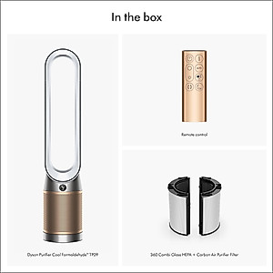 Dyson Purifier Cool Formaldehyde™ TP09 Air Purifier and Fan - White/Gold Large