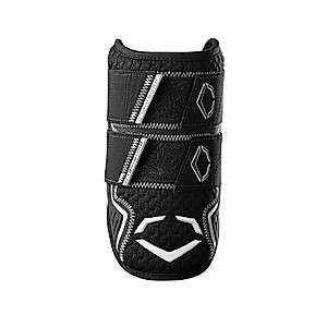EvoShield Pro-SRZ 2.0 Batter's Double Strap Elbow Guard - Black, Size Large