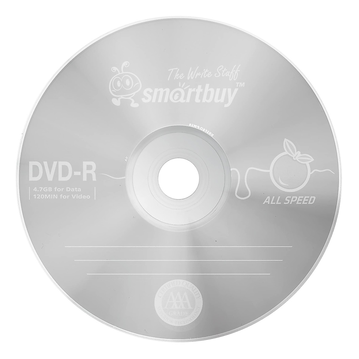 Smartbuy 3000-disc 4.7gb/120min 16x DVD-R Logo Top Blank Data Recordable Media Disc