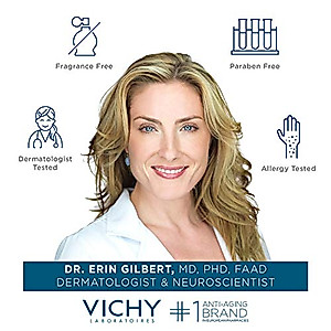 Vichy Pureté Thermale Mineral Micellar Cleansing Water, Makeup Remover & Facial Cleanser with Salicylic Acid for Combination to Oily Skin , 6.76 Fl. Oz