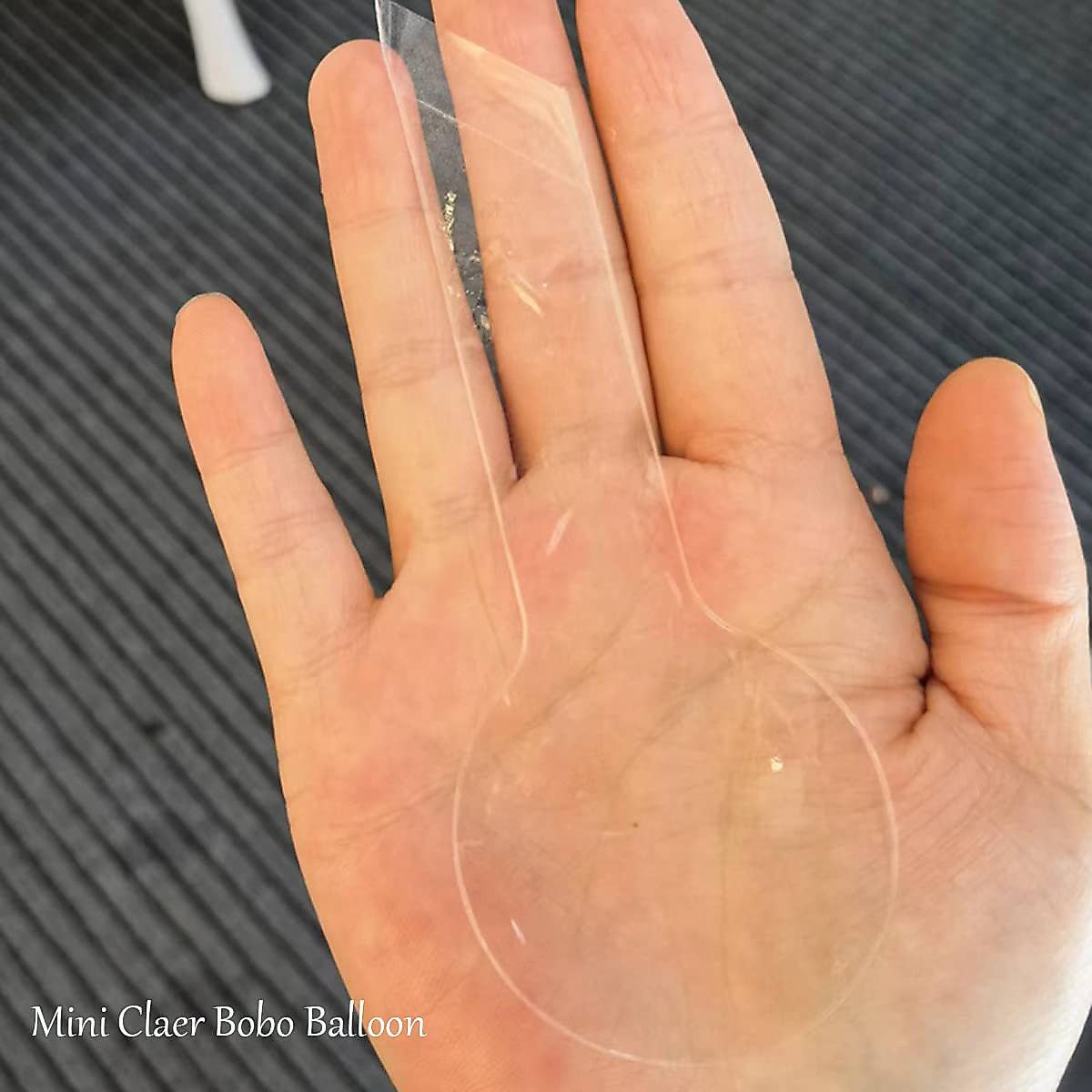 Small Clear Balloons 5 Inch Round Mini Bobo Balloons Latex-Free Clear Bubble Balloons for Outdoor Party Birthday Decorations (50pcs)