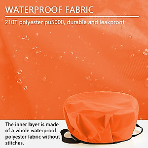 2 Pack Collapsible Bucket with Handle 2 Gallon Portable Camping Wash Basin Folding Water Container for Fishing Beach (Red+Blue)