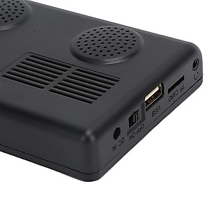 Acogedor 5 Inch Portable TV, 1080P ATSC Pocket Digital Car TV, with 1500mAh Rechargeable Battery, Support USB, TF Card, Mini Digital Television for Camping, Kitchen