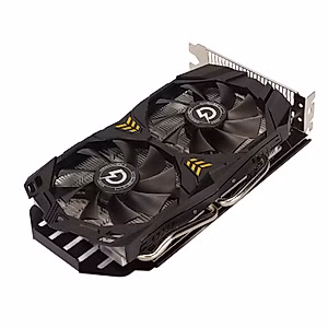 RX580 Graphics Card, 8G GDDR5 Computer Graphics Card with Fans 1244/14000MHz 8GB/256bit/GDDR5, Desktop Computer Game Discrete Graphics Card Support HDMI/3 DP for Computer(RX580 8GB
