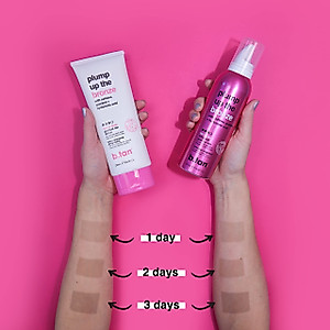 b.tan Dark Gradual Self Tanner Whip | Plump Up the Bronze - Daily Aerosol Foam to Build a Deep, Bronzed Everyday Glow, Enriched With Hyaluronic Acid + Guarana For Plump, Juicy Skin, 207ml