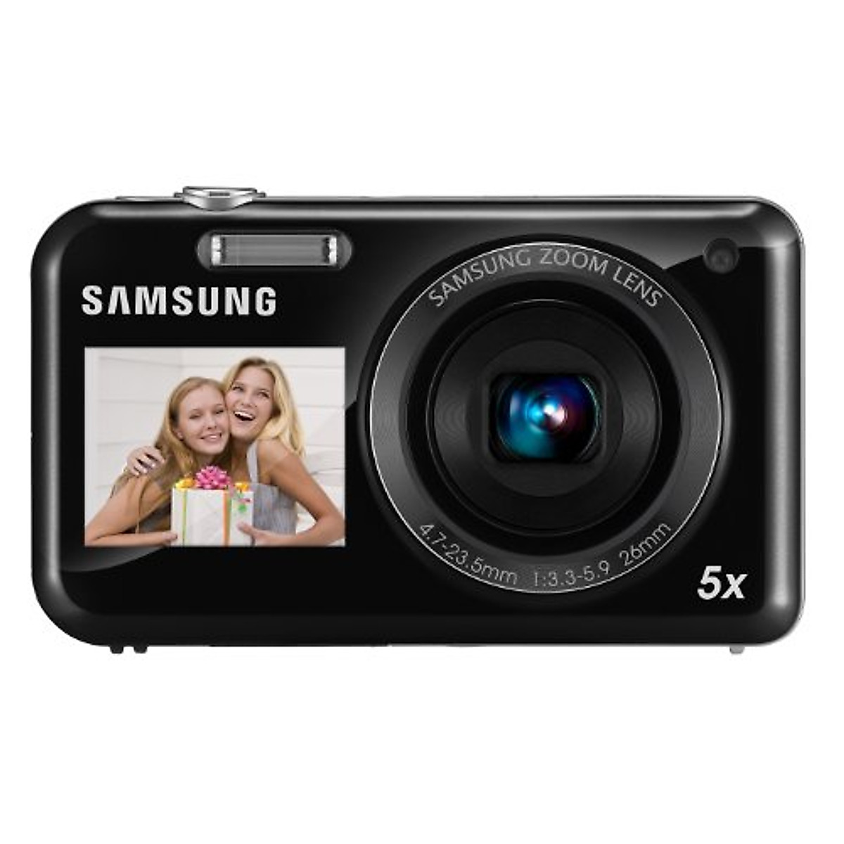 Samsung EC-PL120 Digital Camera with 14.2 MP and 5x Optical Zoom (Black)