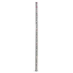AdirPro Surveyor's Oval Shaped Fiberglass Leveling Rod 25' (Feet/Inches) With Carrying Bag