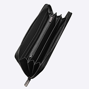 Pixie Mood Inc Pixie Mood Emma 8.75 x 4.5 Vegan Leather Zippered ID Card Wallet, Misty Rose