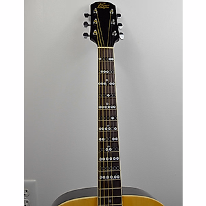 Guitar Fretboard Stickers Vinyl Fingerboard Decals Frets Map Neck Notes Trainer for Beginner Learner Practice Music Theory 6 Strings Acoustic Electric Guitars (Black and White)