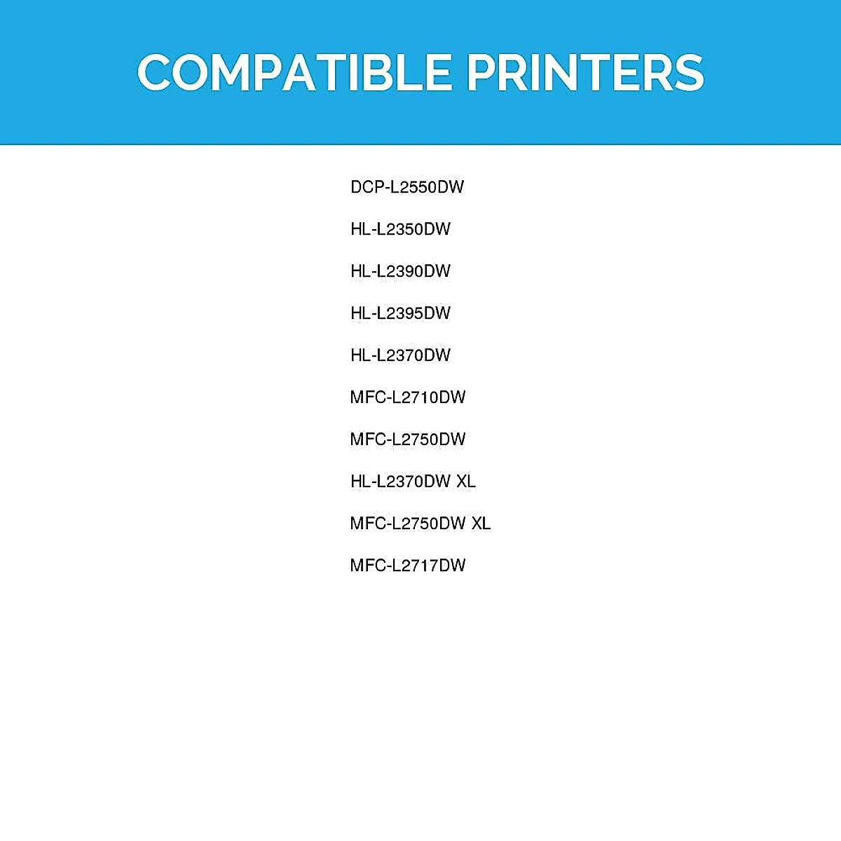 LD Products Compatible Toner Cartridge Replacement for Brother TN760 TN-760 TN 760 TN730 TN-730 (Black, 2-Pack) DCP-L2550DW, HL-L2325DW, HL-L2370DW, HL-L2390DW, HL-L2395DW, MFC-L2717DW, MFC-L2730DW