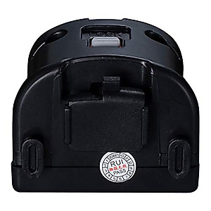 NC Motion Plus Adapter Replacement for Wii Motion Plus Adapter-Sensor Accelerator and wii Remote Controller compatible (Black 1 Pcs)