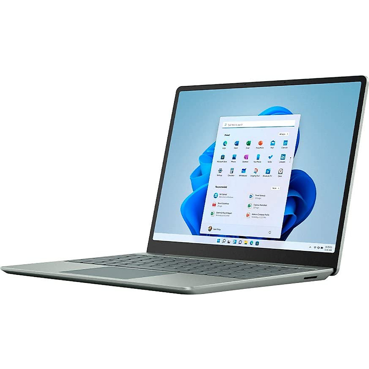 Microsoft Surface Laptop Go 2, Intel Core i5-1135G7, 8GB RAM, 256GB SSD, Iris Xe Graphics, 12.4" Touchscreen Display, Windows 10 Home S Mode Laptop Computer, KPT-00001, Sage (Renewed)