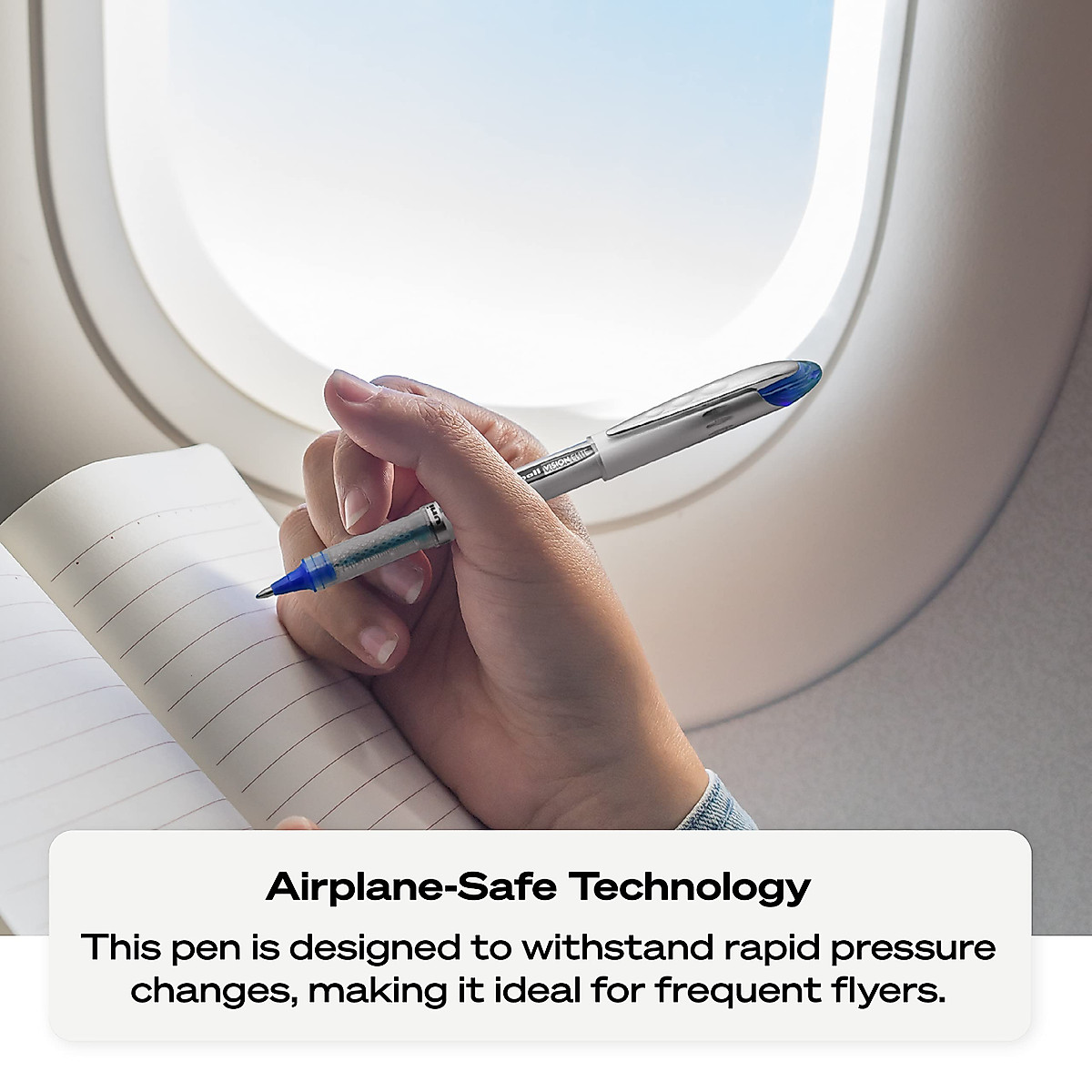 uniball Vision Elite Rollerball Pens with 0.5mm Micro Point Pen Tips, Assorted, 8 Count - Uni-Super Ink is Smooth, Vibrant, and Protects Against Water, Fading, and Fraud