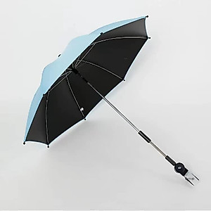 Umbrella for Strollers, Umbrella for Beach Chairs, Umbrella for Parasols (BLACK)