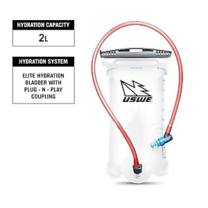 USWE Outlander Pro Hydration Backpack with 2.0L/70oz Hydration Bladder (Black)
